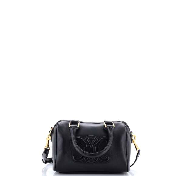 Celine | Bags | Celine Cuir Triomphe Boston Bag Leather 24753c21b ...